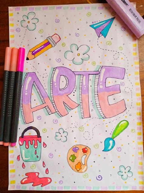Portadas de dibujo creativas bonitas ideas fáciles imágenes