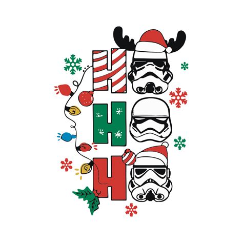 Hohoho Star Wars Christmas SVG Star Wars Santa SVG Christm Inspire