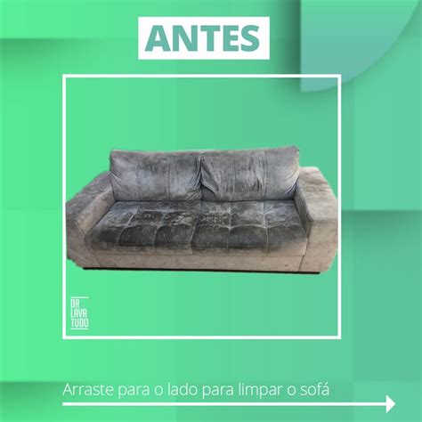 Antes e depois da limpeza de sofá móveis restaurados Home decor