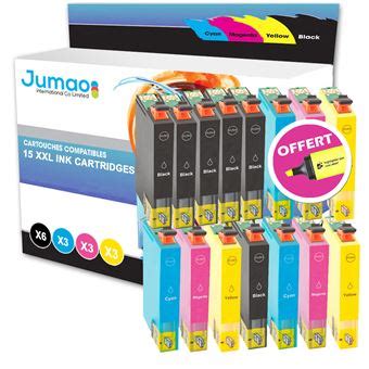 15 Cartouches D Encre Jumao 18XL Compatibles Pour Epson Expression Home