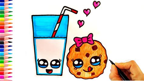 S T Ve Kurabiye Nas L Izilir How To Draw Milk And Cookie Tumblr