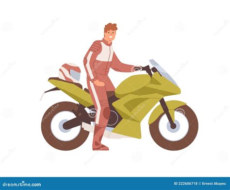 Sportbike Motorcycle Vector Cartoon Illustration CartoonDealer