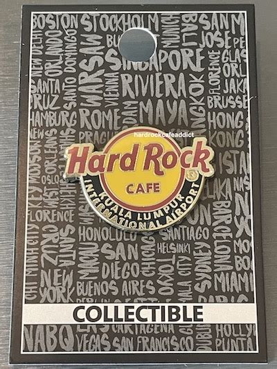 Hard Rock Cafe Kuala Lumpur International Airport 2023 Latest Pins