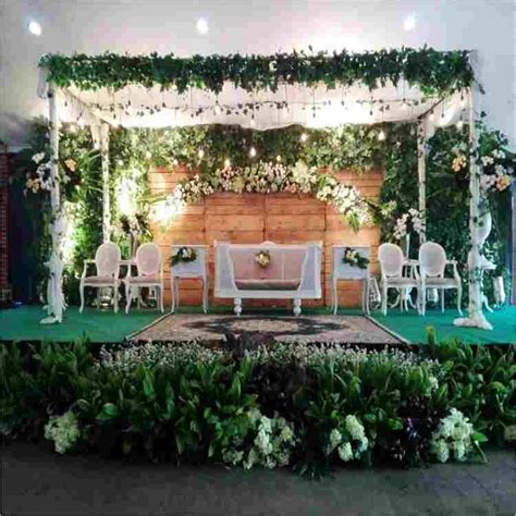 15 Dekorasi Pernikahan Di Rumah SEDERHANA MINIMALIS