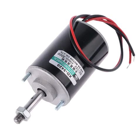 Moteur électrique à aimant Permanent 12 24V 30W cc grande vitesse