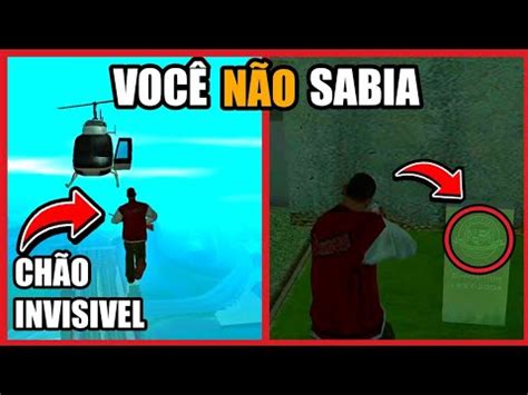 10 CURIOSIDADES QUE VOCÊ NUNCA PERCEBEU NO GTA SAN ANDREAS YouTube