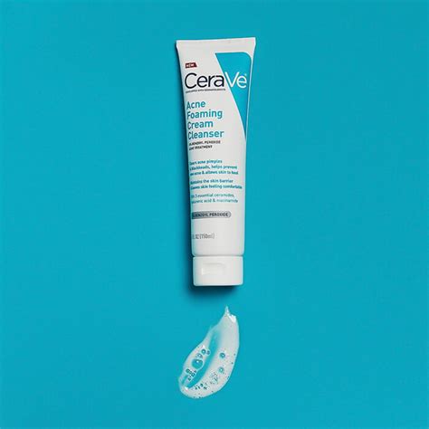 Buy Cerave Acne Foaming Cream Face Cleanser Acne Treatment Face Wash With 4 Benzoyl Peroxide