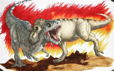 Dinosaurs T Rex Vs Giganotosaurus