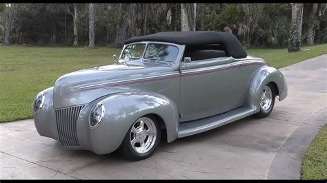 This 1939 Ford Deluxe Convertible Restomod Is A Highly Drivable Street