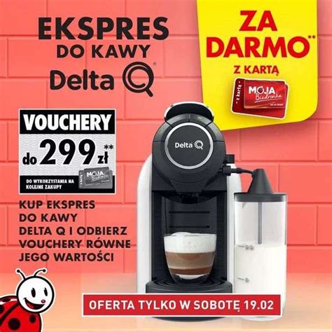 Ekspres do kawy Delta Q za darmo Voucher o wartości 299zł