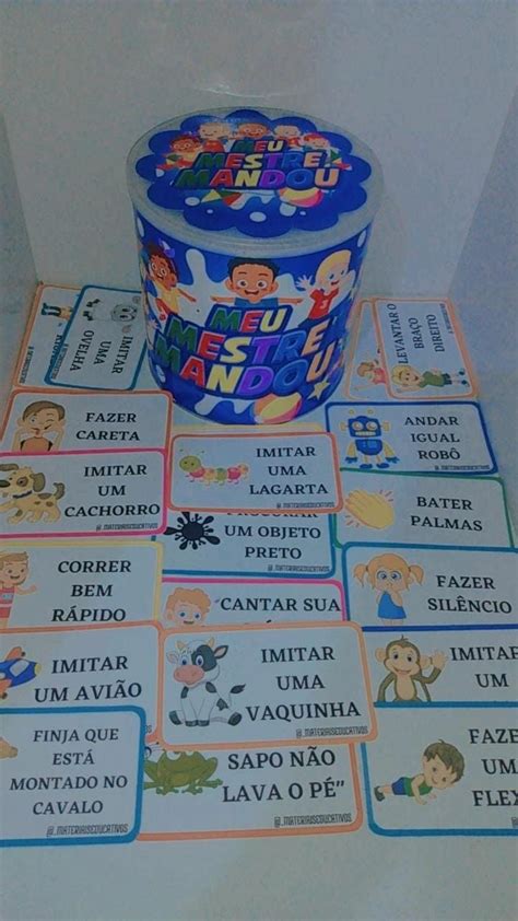 LATA DA BRINCADEIRA meu mestre mandou Brincadeiras recreação
