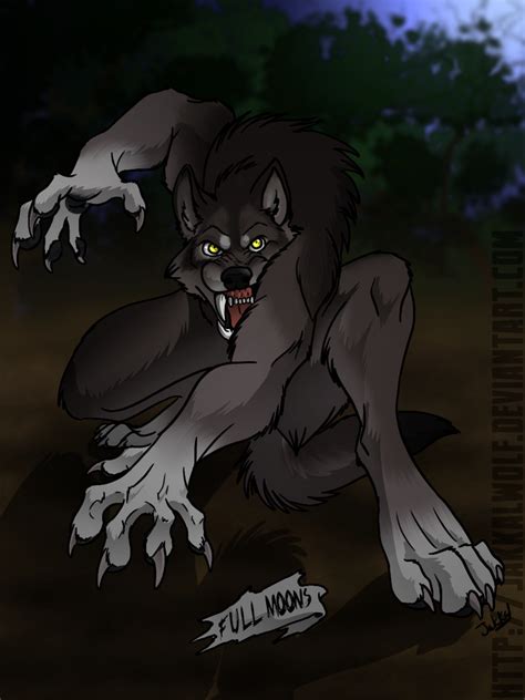 Offstream Commission Werewolf Transformation Pg3 By JakkalWolf On