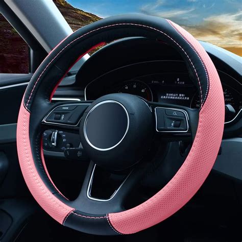 Funda Volante Coche Universal Cuero De Microfibra Antideslizante Y