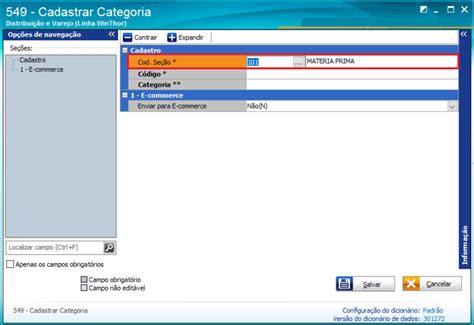 WINT Como Realizar O Cadastro De Categoria No WinThor Central De
