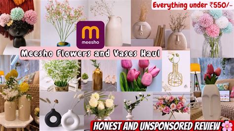 Meesho Artificial Plants For Home Decor Meesho Artificial Flower Haul