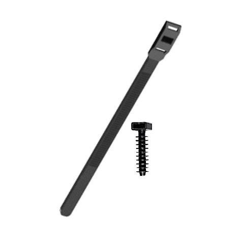 Colliers De Serrage Rilsan Noir Mm X Mm Embase Cheville Lot