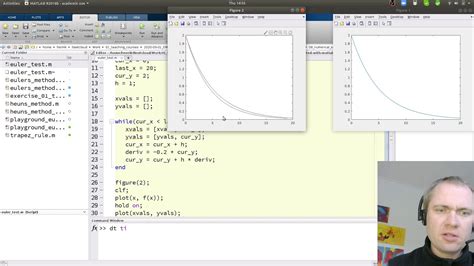 eulers metode i matlab youtube