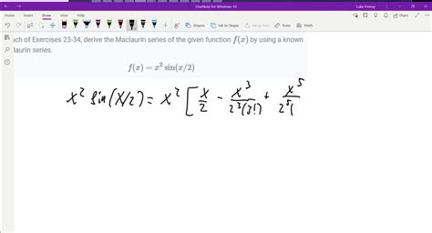⏩solved in each of exercises 23 34 derive the maclaurin series of… numerade