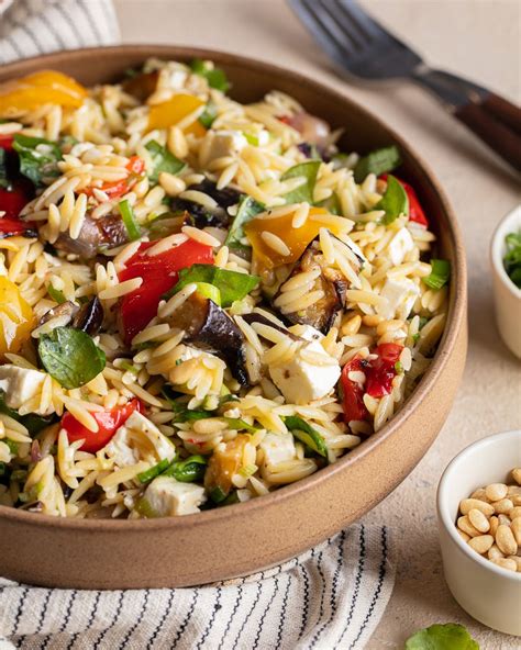 Orzo With Roasted Vegetables Vegetable Orzo Recipe Roasted Vegetable