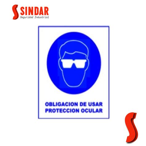Señalamiento Uso Obligatorio De Protección Ocular 59 OFF