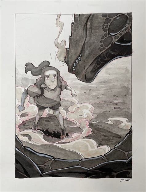 En Vente Charline Forns Illustration Originale La Sentinelle Du