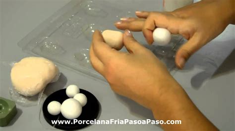 Trabajando La Porcelana Fria Con Moldes Youtube