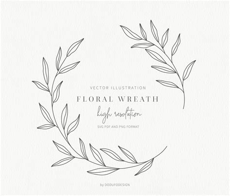 Olive Leaf Crown Vector Clipart
