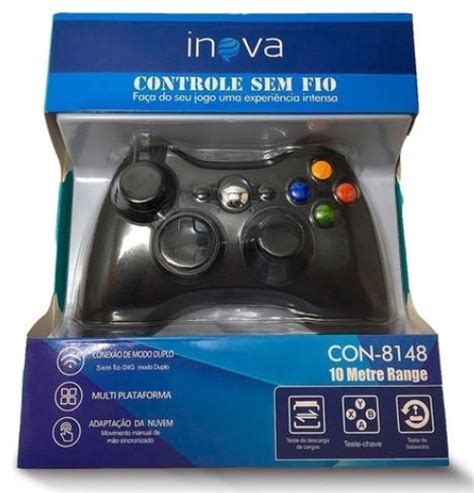 Joystick Xbox Inova Con Sem Fio Cg Tech Distribuidora