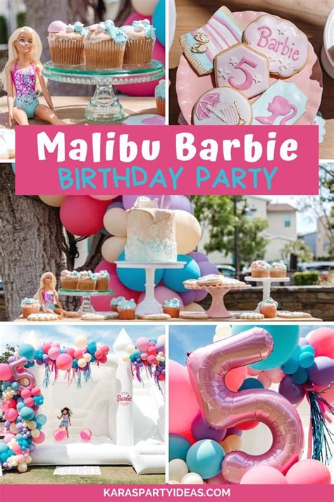 Malibu Barbie Birthday Party Kara S Party Ideas In 2022 Barbie