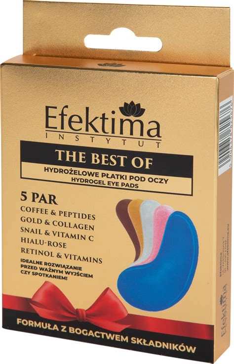 EFEKTIMA płatki pod oczy The Best Of hydrożelowe 10 szt Drogeria