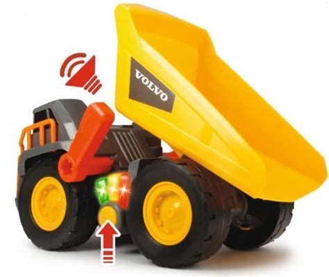Camión VOLVO volquete con luz y sonido 30cm Dickie Toys