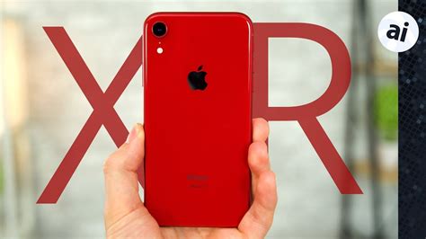 PRODUCT RED IPhone XR Hands On YouTube