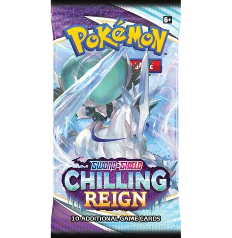 Karetní hra Pokémon TCG Sword Shield Chilling Reign Booster