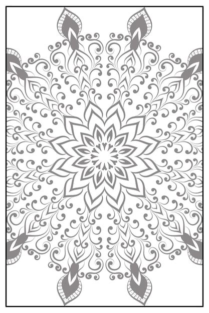 Mandala Floral Malvorlagen Erwachsene Kdp Erwachsene Mandala Malvorlage