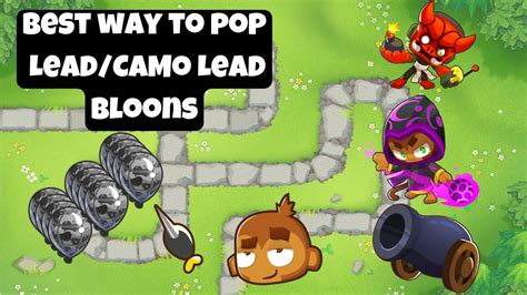 Best Towers To Deal With Lead Camo Lead Bloons In BTD 6 YouTube