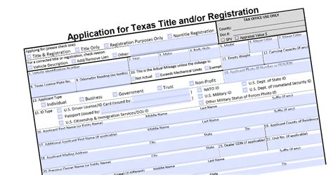 Texas Title Transfer Form Fill And Sign Printable Template Riset