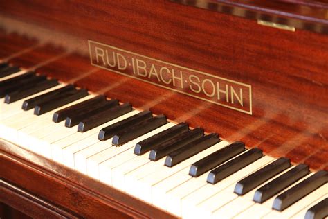 Arts And Crafts Ibach Grand Piano Mahogany Designed By Dutch Architect