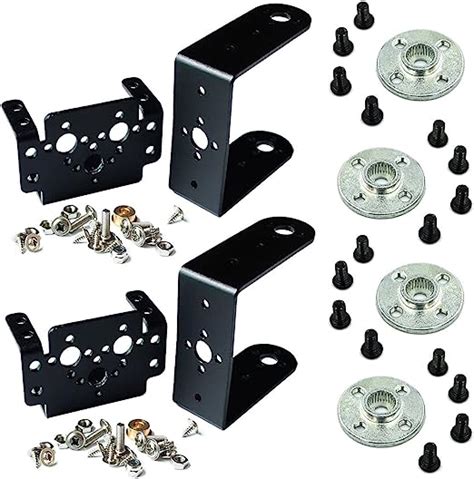 Amazon 2 Sets Pan Tilt Servo Mount Bracket And 4X Aluminium Disc