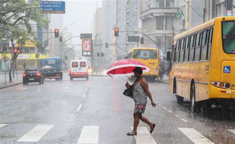 Previsão do tempo para Curitiba temporal muita chuva