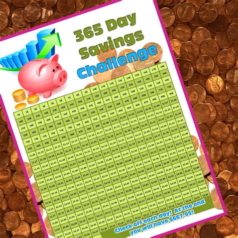 Penny Challenge Free Printable