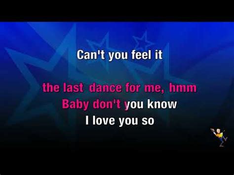 Save The Last Dance For Me Drifters Karaoke Youtube