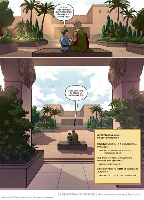 Jéhovah pardonne au roi Manassé La Bible en bande dessinée