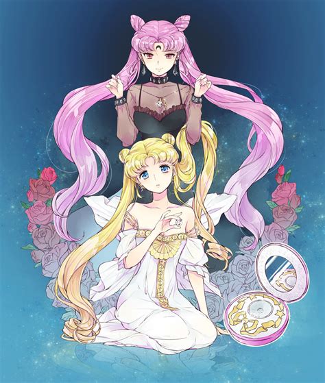 Tsukino Usagi Chibi Usa And Black Lady Bishoujo Senshi Sailor Moon