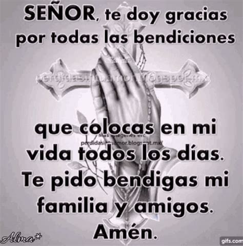 Senor Te Doy Gracias Prayer Senor Te Doy Gracias Prayer Cross