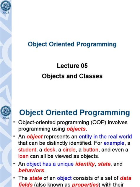 object oriented programming objects and classes pdf programming constructor object