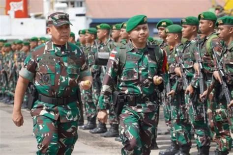 Lepas Ratusan Prajurit TNI Ke Papua Di Lampung Pangdam II Sriwijaya