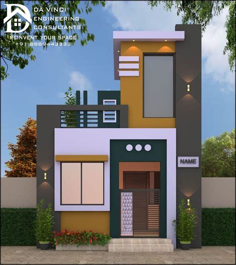15 Front Ground Floor House Elevation Design Idea By Da Vinci House