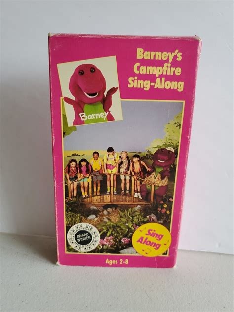 Barney Friends Campfire Sing Along VHS Grelly USA