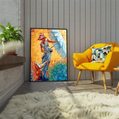 Obraz Malowanie Po Numerach 40X50 Cm Dziewczyna I Parasol Oh Art