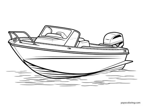 Motorboot Ausmalbilder Malvorlage Zum Ausdrucken